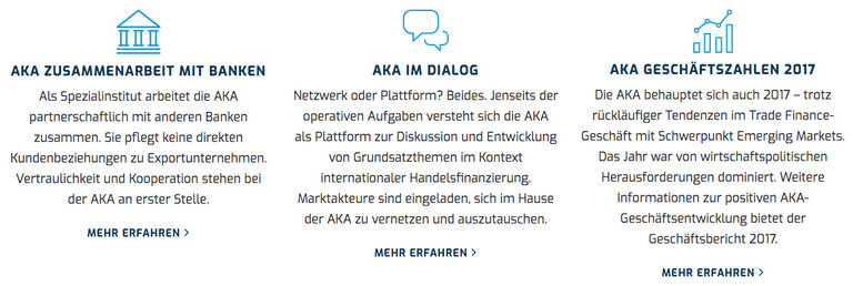 Referenz AKA Bank | artundweise